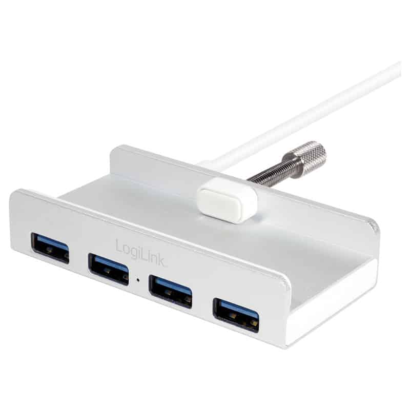LogiLink Hub USB 3.0, 4 ports, boîtier alu, design iMac